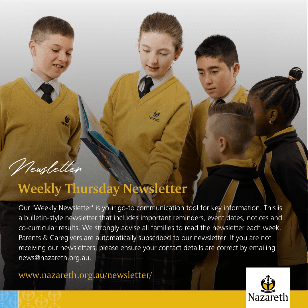 Year 7 Transition | Nazareth Catholic Community